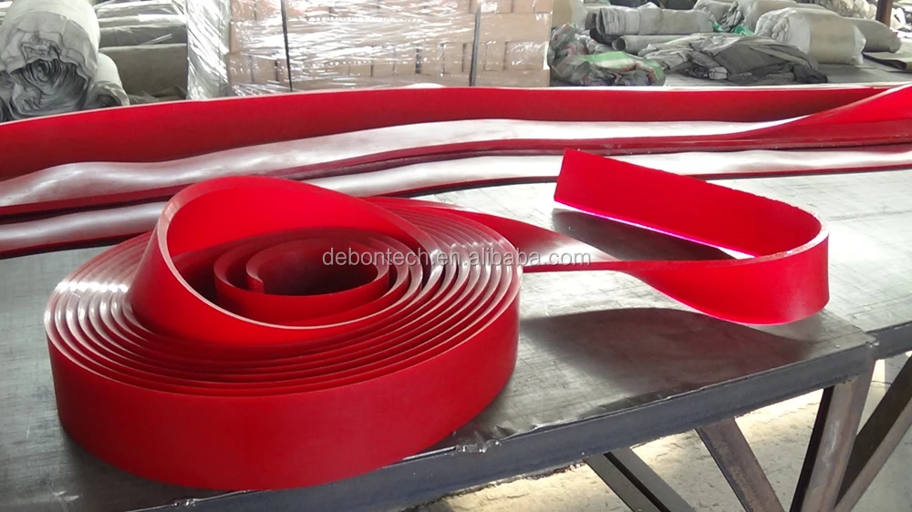Belt Conveyor Dual Seal Polyurethane Side Skirt Rubber