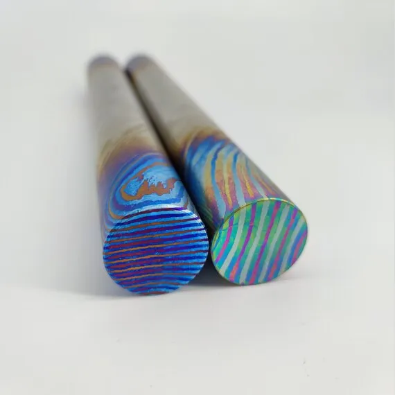 Titanium Damascus Stock for Industrial Use: Superior