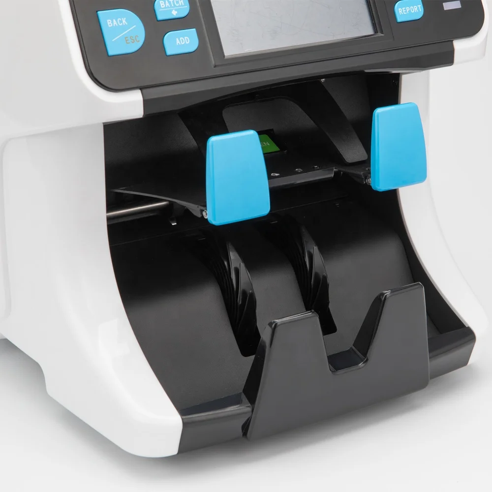 Numen Bank Notes Counter With 2 Pocket Daul Cis Money Sorter Machine ...