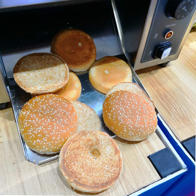 Commercial Continuous Burger Toaster Electric Burger Bun Toaster Kfc ...