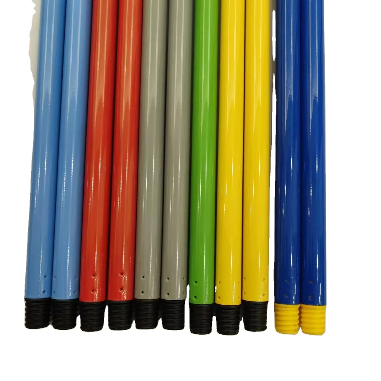 Extendable Telescopic Metal Broom Stick With Hook Powder-coated Iron ...