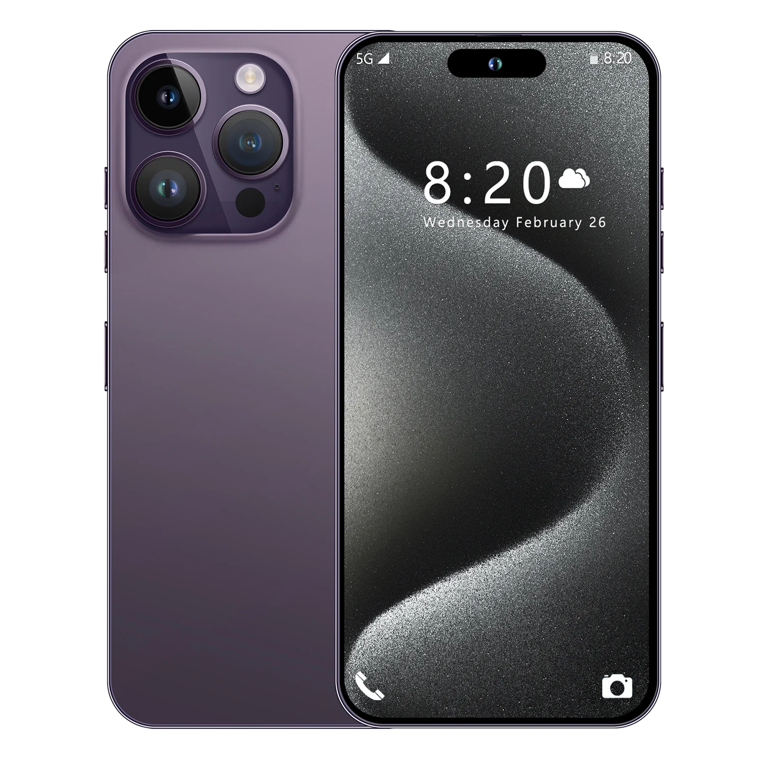 New Original I16 Phone 16 Pro Max 5g Smartphone New Arrival 7.3 Inches ...