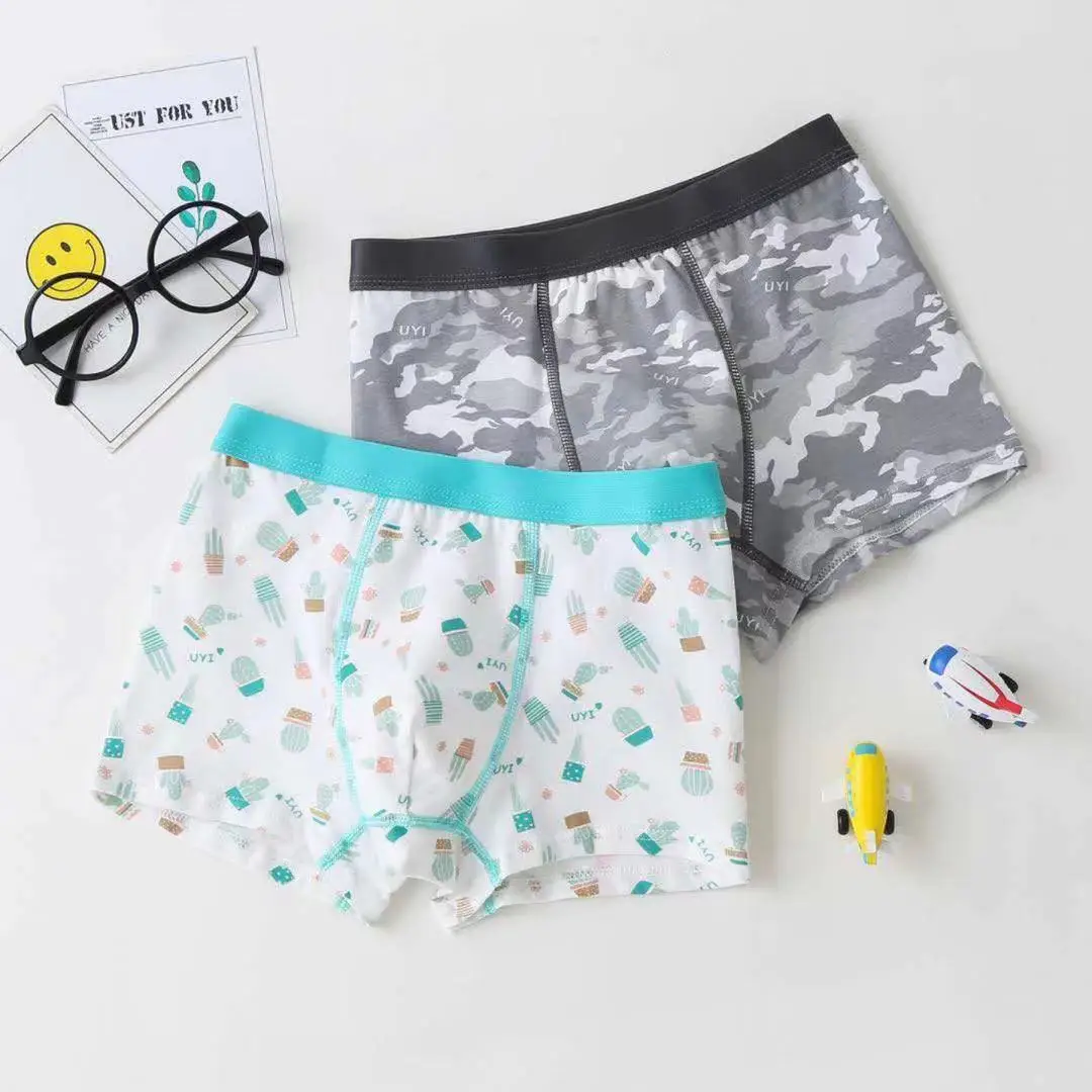 Cotton Cute Boy Boxer Underwear Brief - Buy Young Boys Boxer Short ...