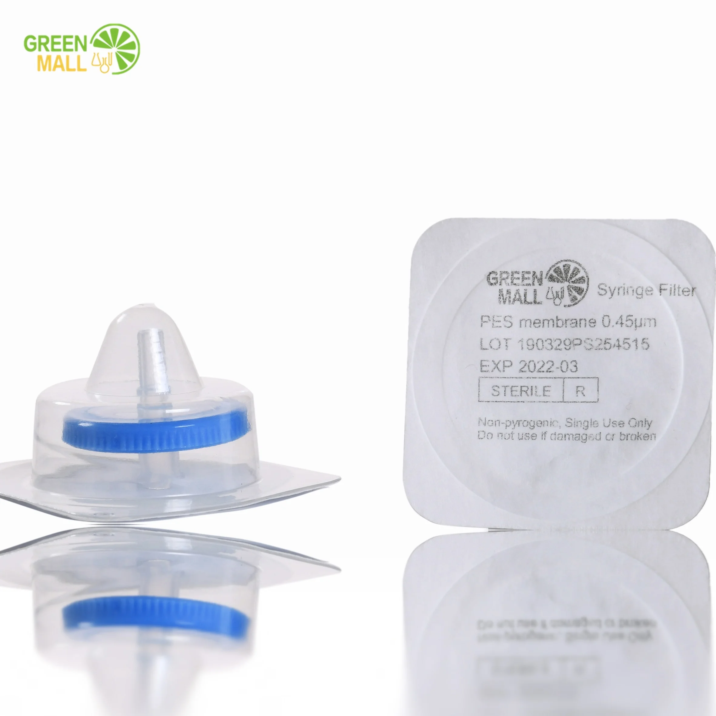 25mm Pes Membrane Analysis 0.45um Micron Sterile Syringe Filter For ...
