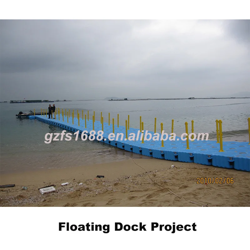 Modern Sea Houseboat Pontoon Platform Modular Floating Dock With Wood ...