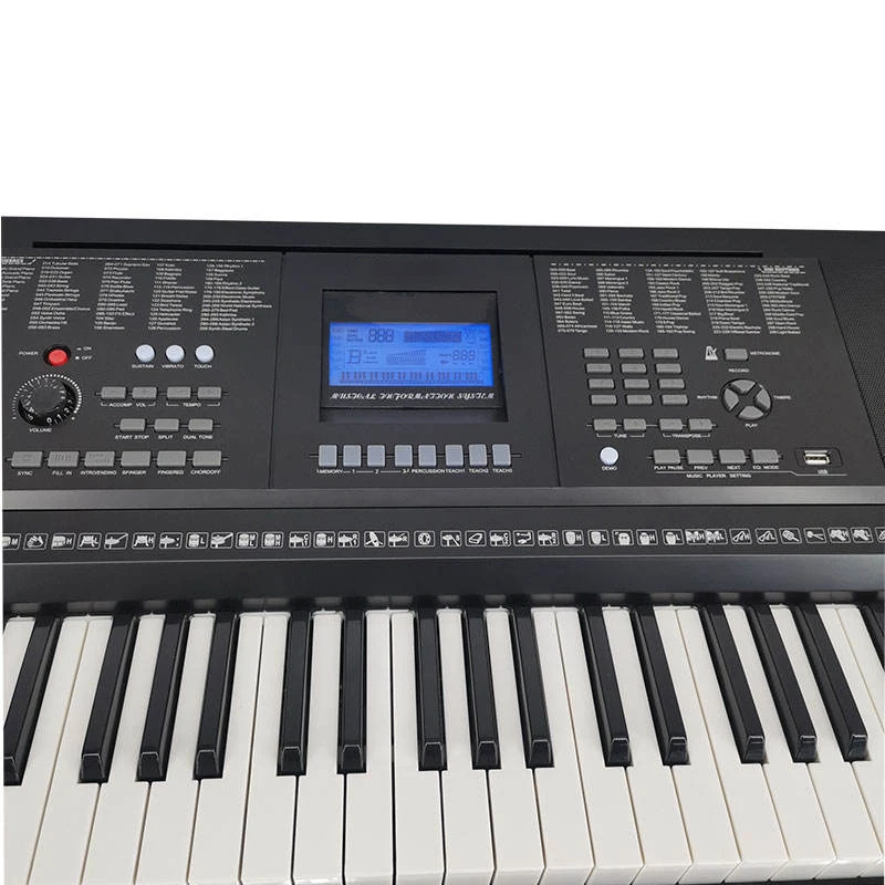 61 Keys Upright Digital Piano - HUASHENG Electronic Organ