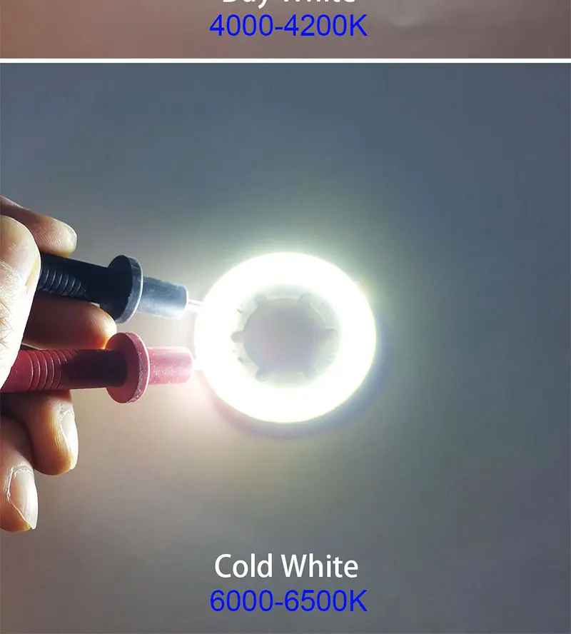 43mm Round COB LED Ring Light Chip for Flashlight Work Lamps