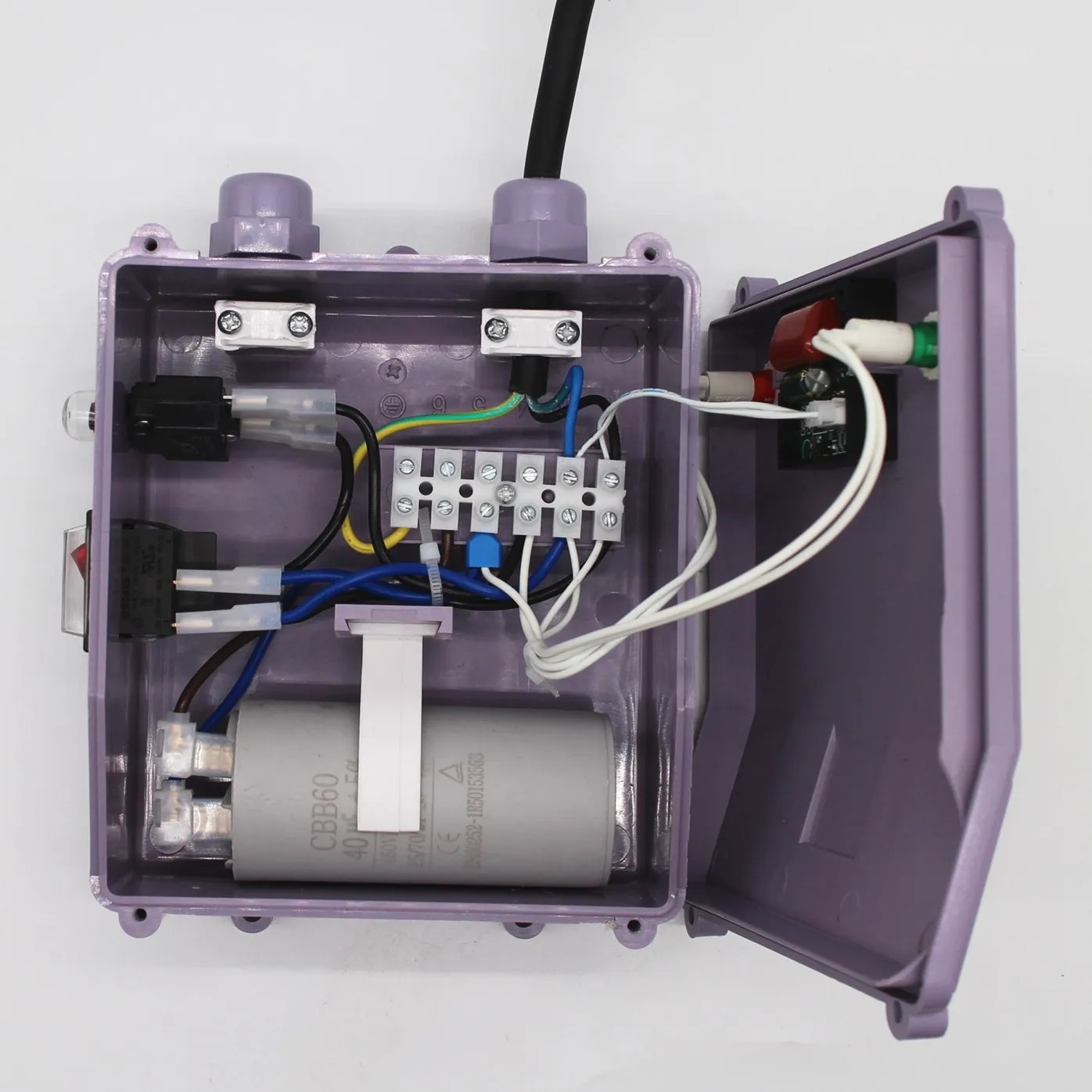 Deep Well Pump External Capacitor Box Digital Timer Water Power ...