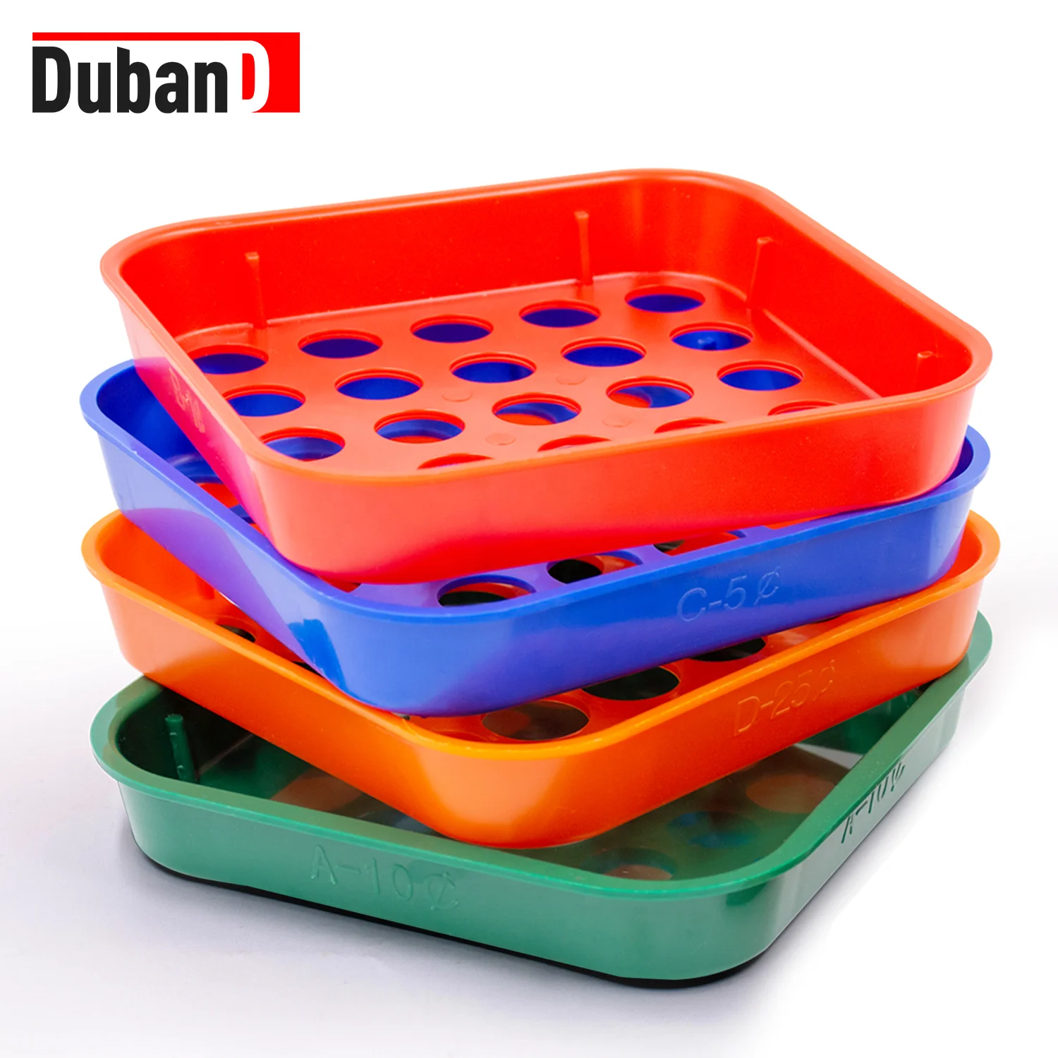 ABA Standards Color Coin Sorters Tray -4 Color-Coded Coin Sorting Tray ...