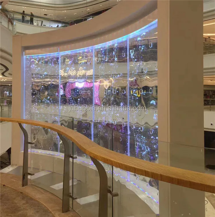 Interior Design Curved Acrylic Bubble Wall Privacy Screen