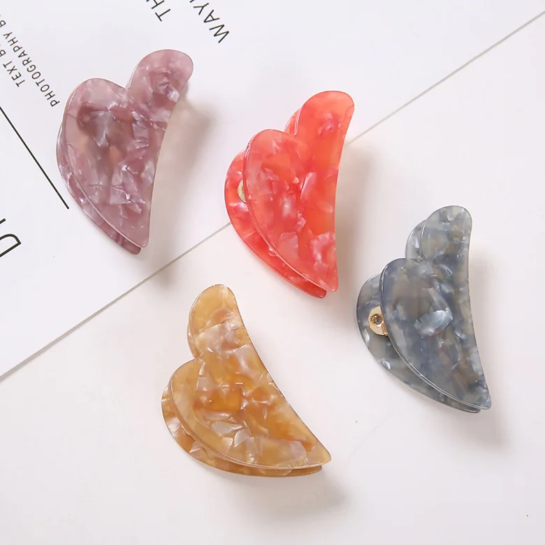 Resin Claw Clips - Shiny Acrylic Shell Hair Accessories