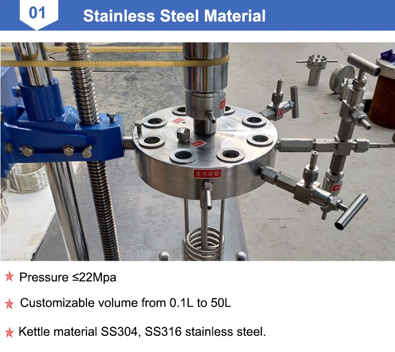 Steam Explosion Reactor Industrial Packed Bed Quartz High Pressure ...