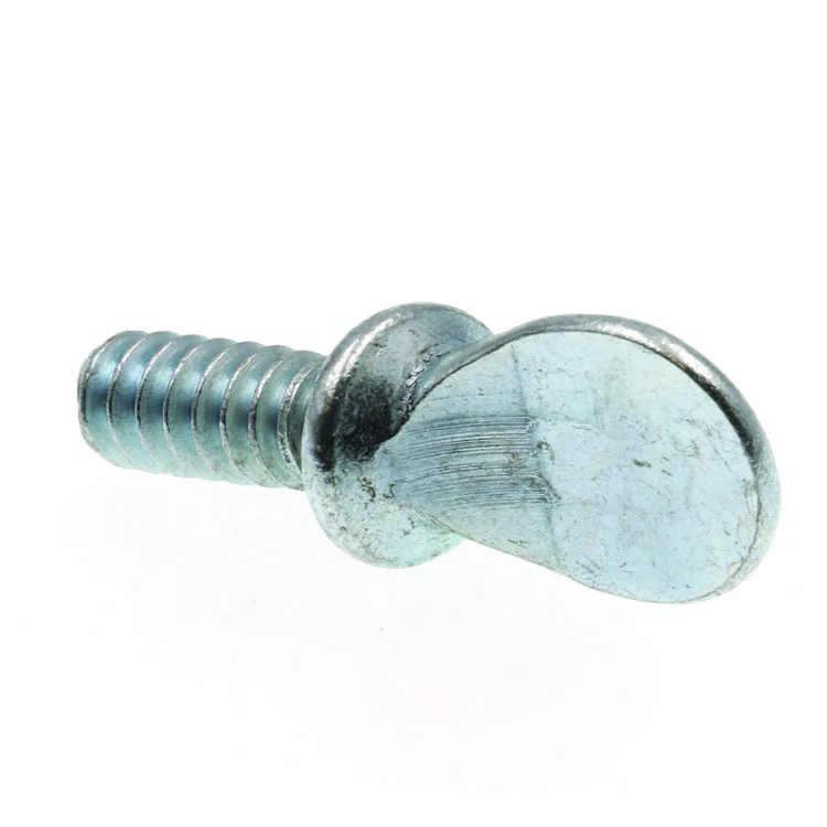 Carbon Steel Cold Forged Spade Head Thumb Screws with Shoulder Type A