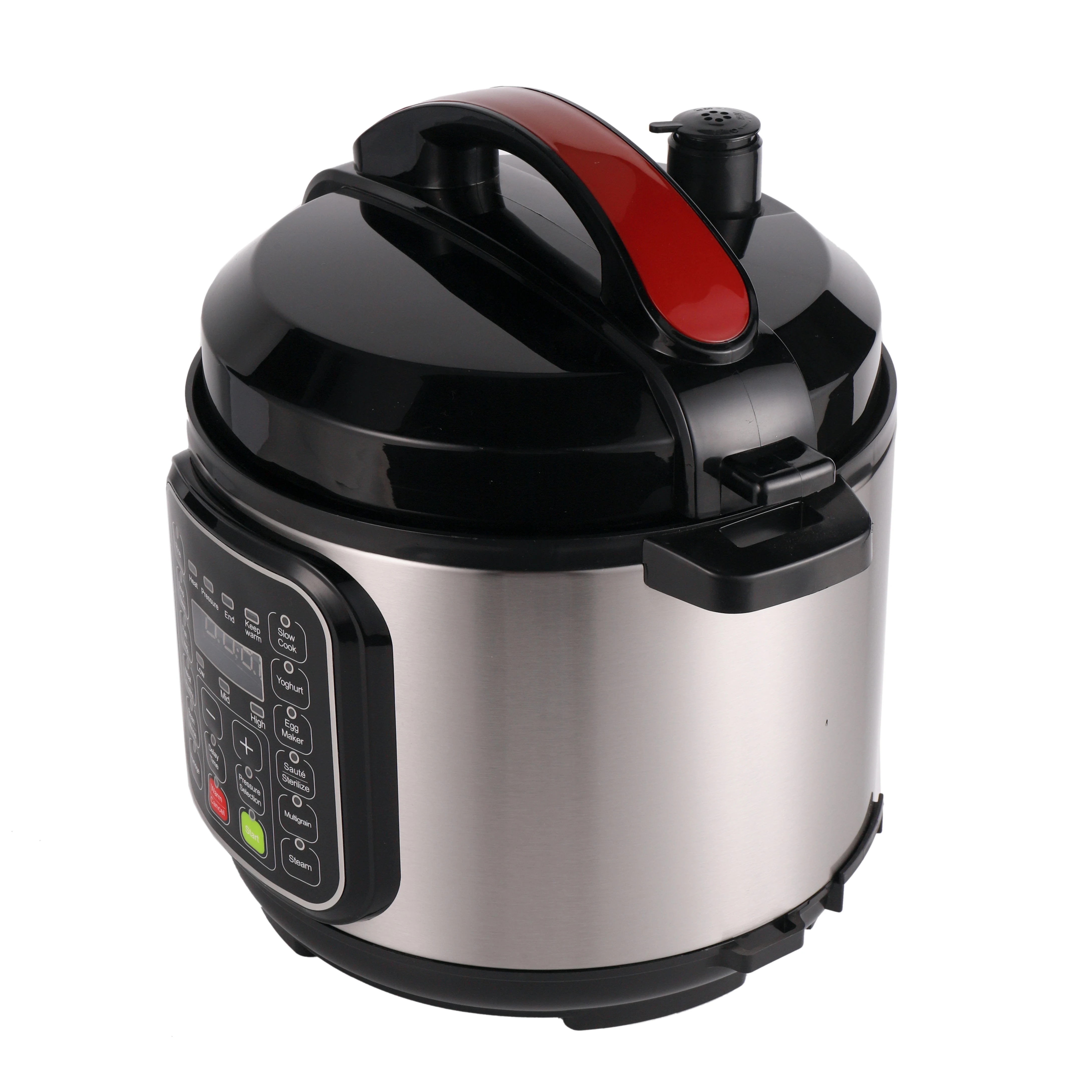 2023 Electric Pressure Cooker 3l Stainless Steel Silver Led Accessories ...