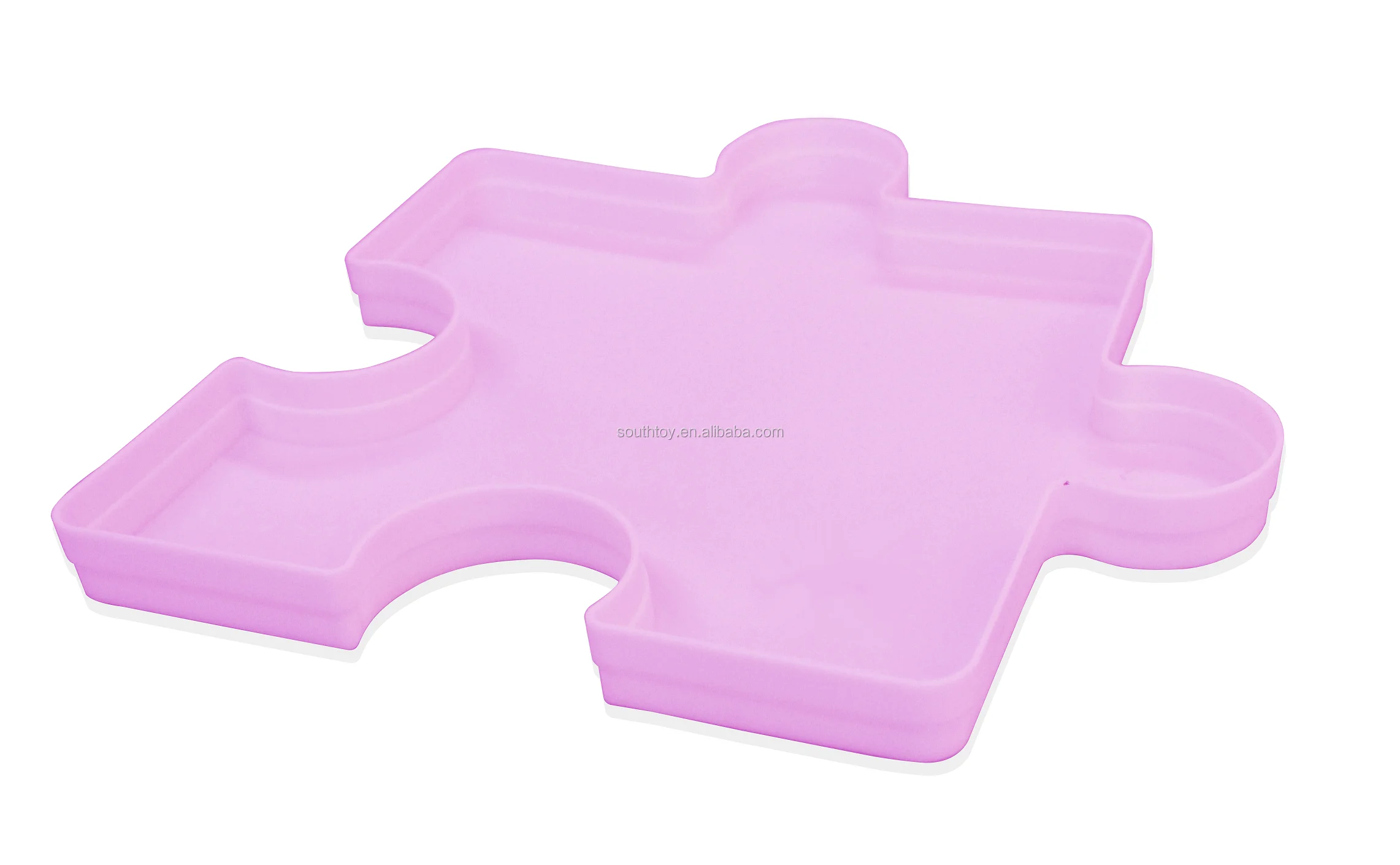 Stackable Plastic Jigsaw Puzzle Shaped Jigsaw Puzzle Sorting And ...