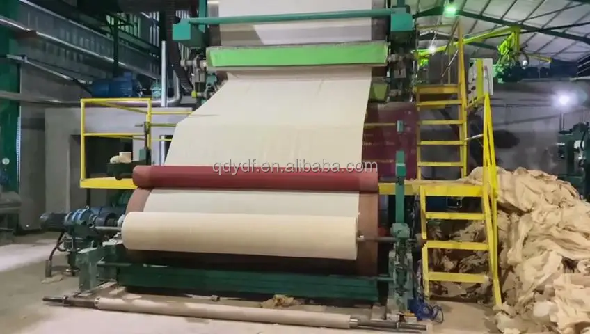 Bamboo Pulp Toilet Paper Making Machine - Buy Bamboo Paper Making ...