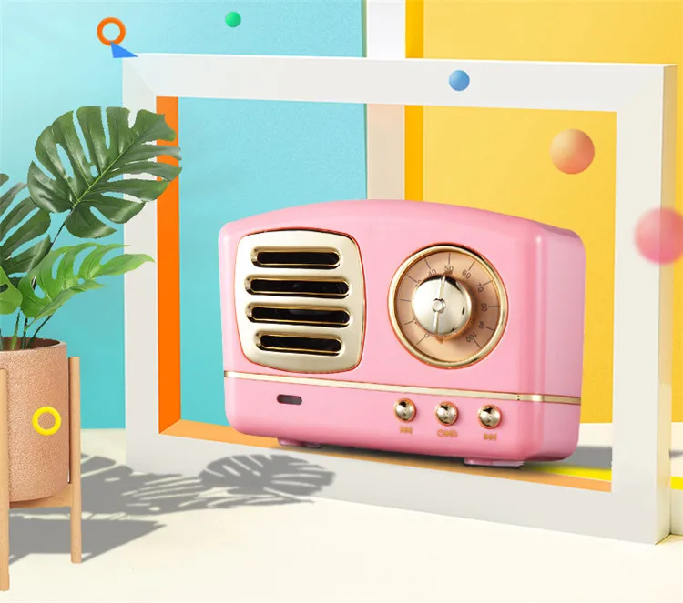 Music Mini High End Quality Vintage Loud Smart Cooler Box Radio Fm Usb ...