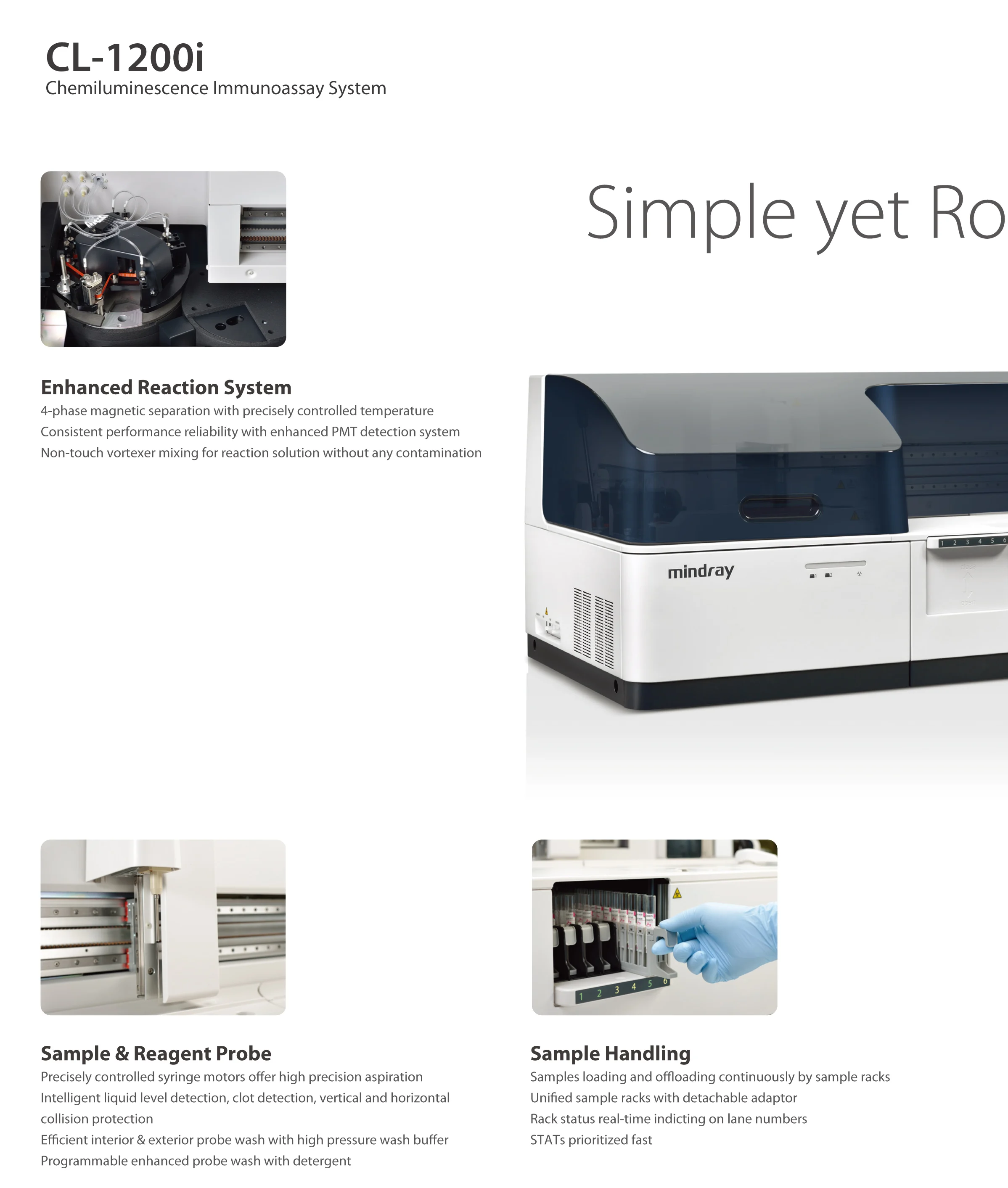 Mindray CL-600i CL-900i CL-1200i auto chemiluminescence immunoassay ...