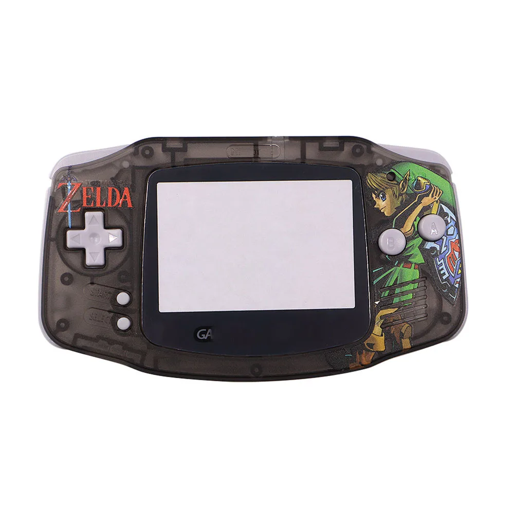 UV Printed Zelda Cartoon Housing for GBA Shell with Buttons