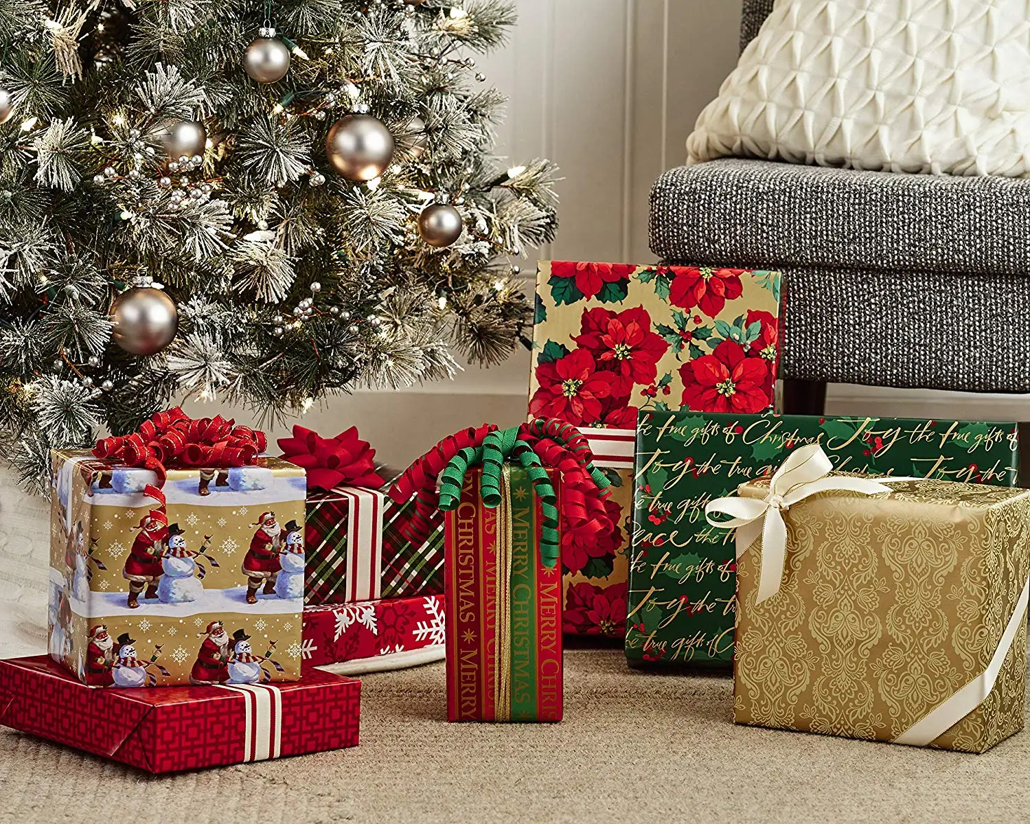 Customize Wholesale Christmas Wrapping Paper Gift Present Tree Santa customize-wholesale-christmas-wrapping-paper-gift-present-tree-santa