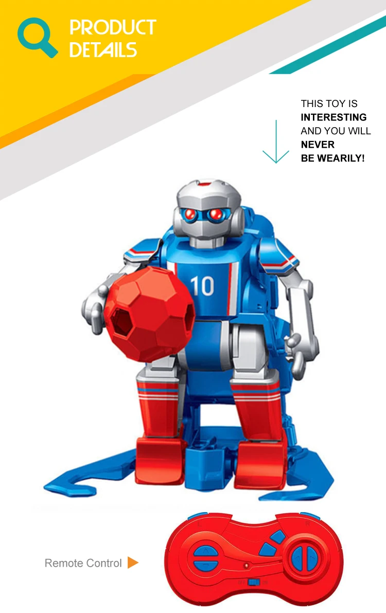 2 Players Interactive Game Kick Ball Soccer Robot With Mini Football ...