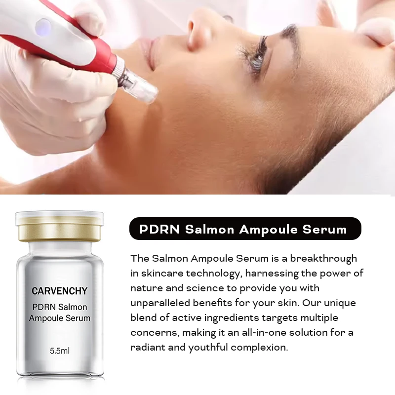 PDRN Salmon Ampoule Serum - Deep Hydrating & Nourishing Skin Barrier ...