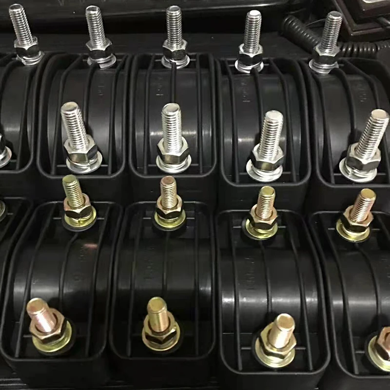 Triangular Power Cable Clamps Cable Blocks For Trefoil Core 27-118mm ...