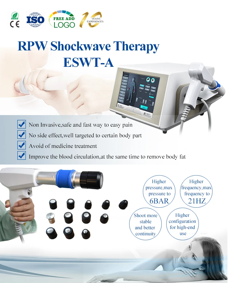 3d Acoustic Shockwave Therapy Equipment / Acoustic Wave Therapy ...