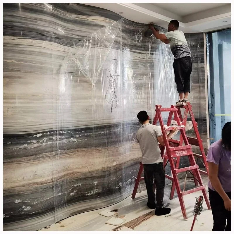 Flexible Super Ultra Thin Reinforced Natural Marble Flexible Natural ...