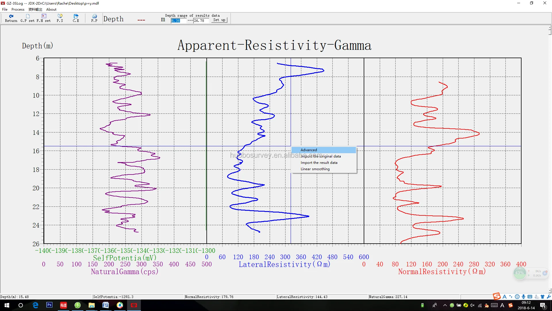 300m Borehole Camera Log - Geophysical Logging Instrument