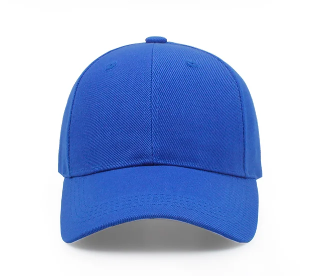 Wholesale Custom Embroidery Luxury Classic Unisex 6 Panels Plain Blue ...