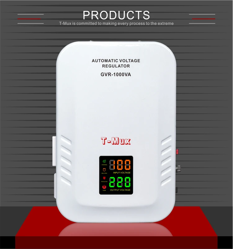 Wall Mount AC Automatic Voltage Regulators for Home & Office