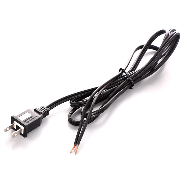 Chengken Usa Standard 2 Pin Ac Power Cord With Fuse Spt Sjt Svt Sjtw Us ...
