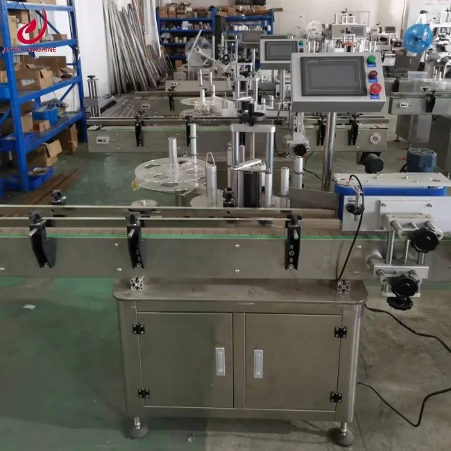 Juyou Fully Automatic Double Sides Labeling Machine For Flat Oval ...