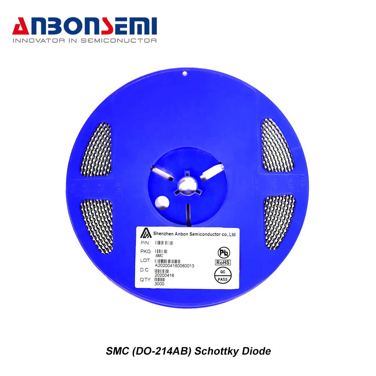 Anbon Ss320 3a 200v Smc Do-214ab Schottky Barrier Rectifier Diode - Buy 200v Schottky Sr3200,Smd ...