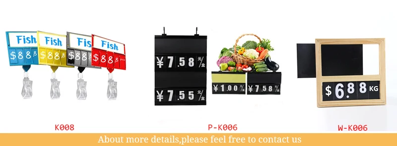 A4 A5 Supermarket Plastic Price Sign Pricing Board For Fruit Vegetable ...