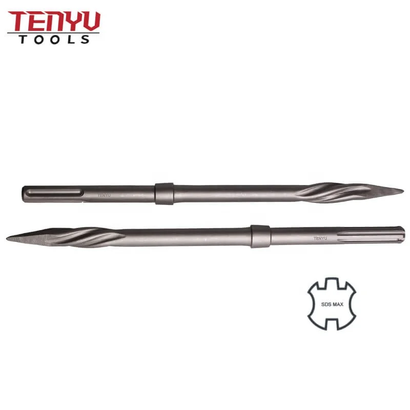 SDS Max Chisel Bit for Masonry and Concrete Demolition