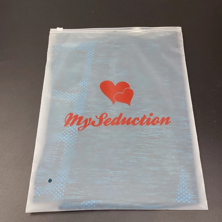 Wholesale Custom Printing Zip Lock Waterproof Zipper Eva Frosted Matte ...