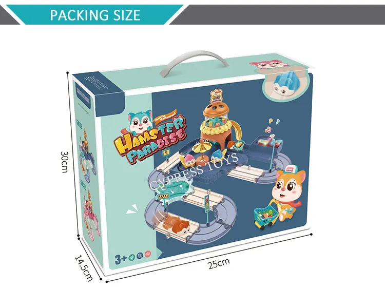 Educational Hamster Paradise House Toy Race Track Toy Track Racing Set ...