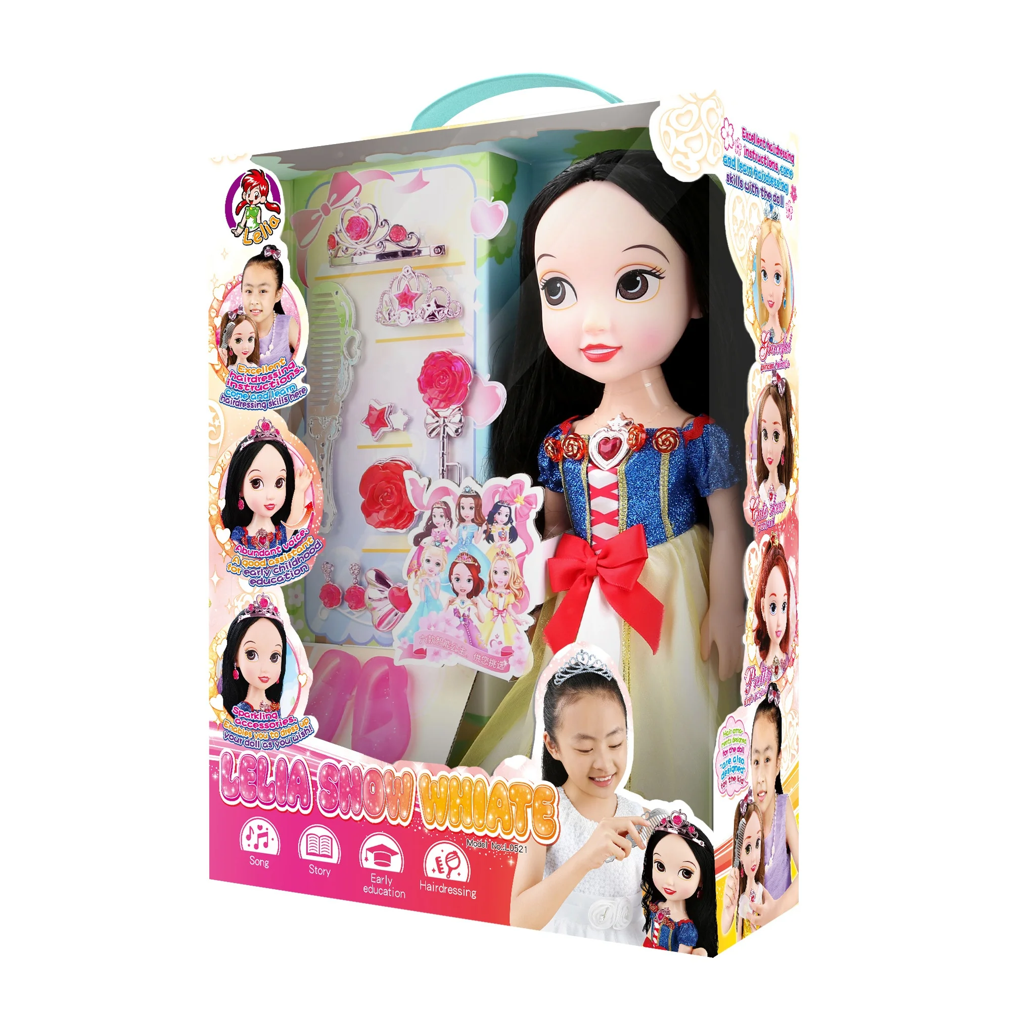 Princess Fairy Toy Story Doll Princess Dress-up Story Telling Singing ...