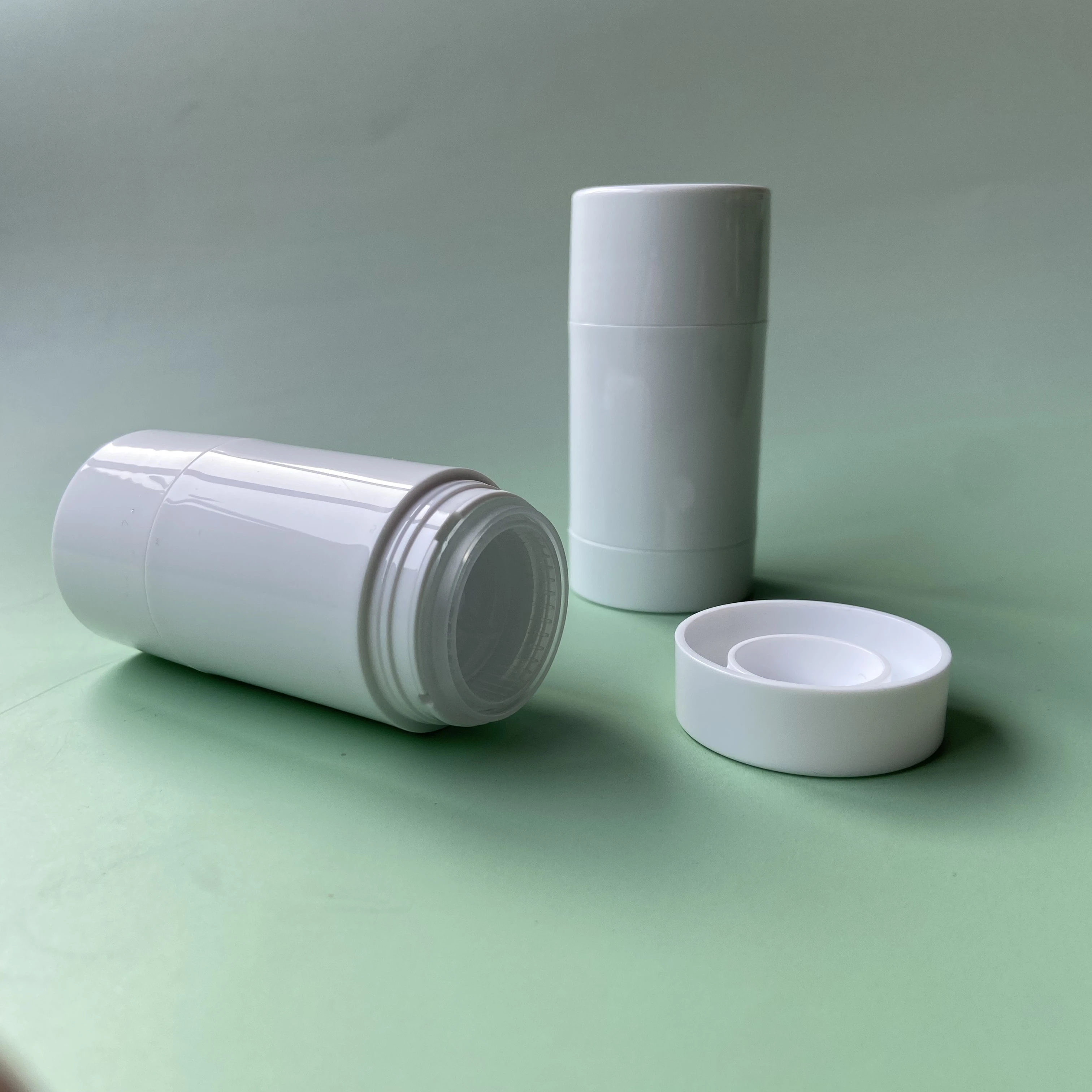 PRC Recyclable 15g 30g 50g 75g PP White Deodorant Stick Container ...