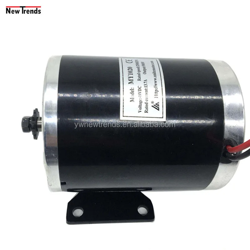 500W DC Electric Motor - High Speed for Scooters & Bikes
