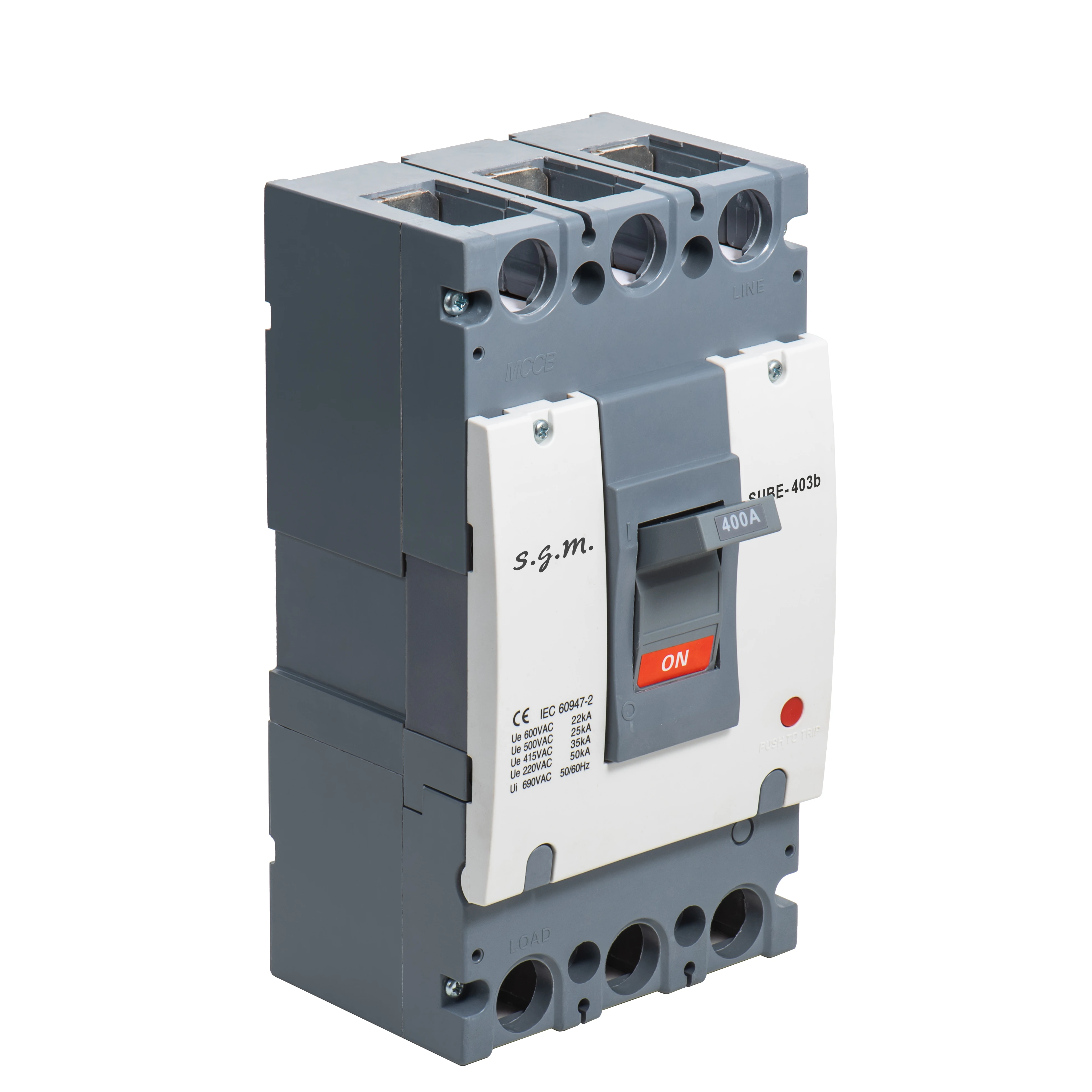 Sube-403b 4p Mcb Circuit Breaker 125a 150a 200a 225a 400a 630a Dc Mccb ...