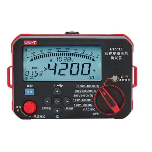 UNI-T UT501E Insulation Resistance Tester - Precision Megohm Meter for ...