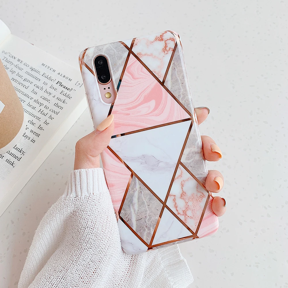 Luxury Colorful Marble Design Phone Case for Iphone 16