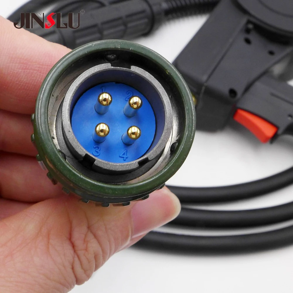 4 Meters With Euro Connection 24v Dc Motor Wire Feeder Aluminum Welder ...