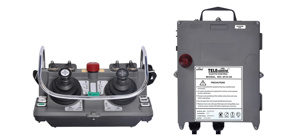 Leading Radio Remote Manufacturer Telecontrol Dual 5-steps Joystick ...