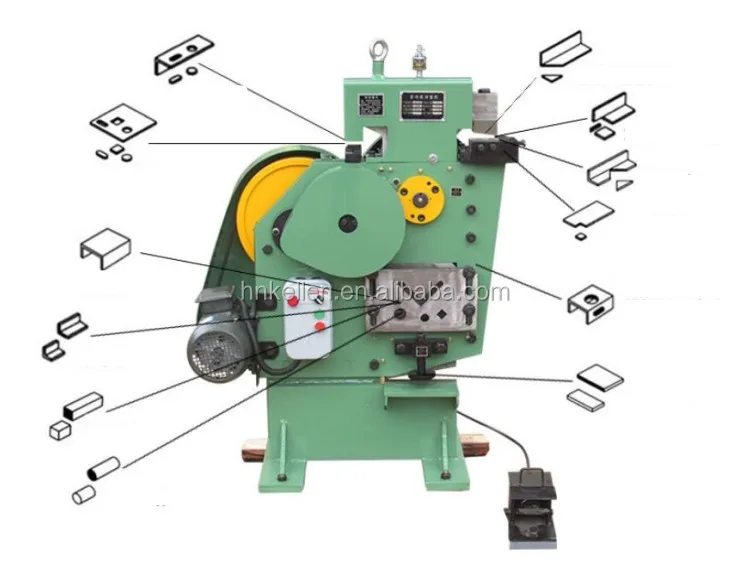 Small Mechanical Ironworker Machine Punching And Shearing Machine - Buy ...