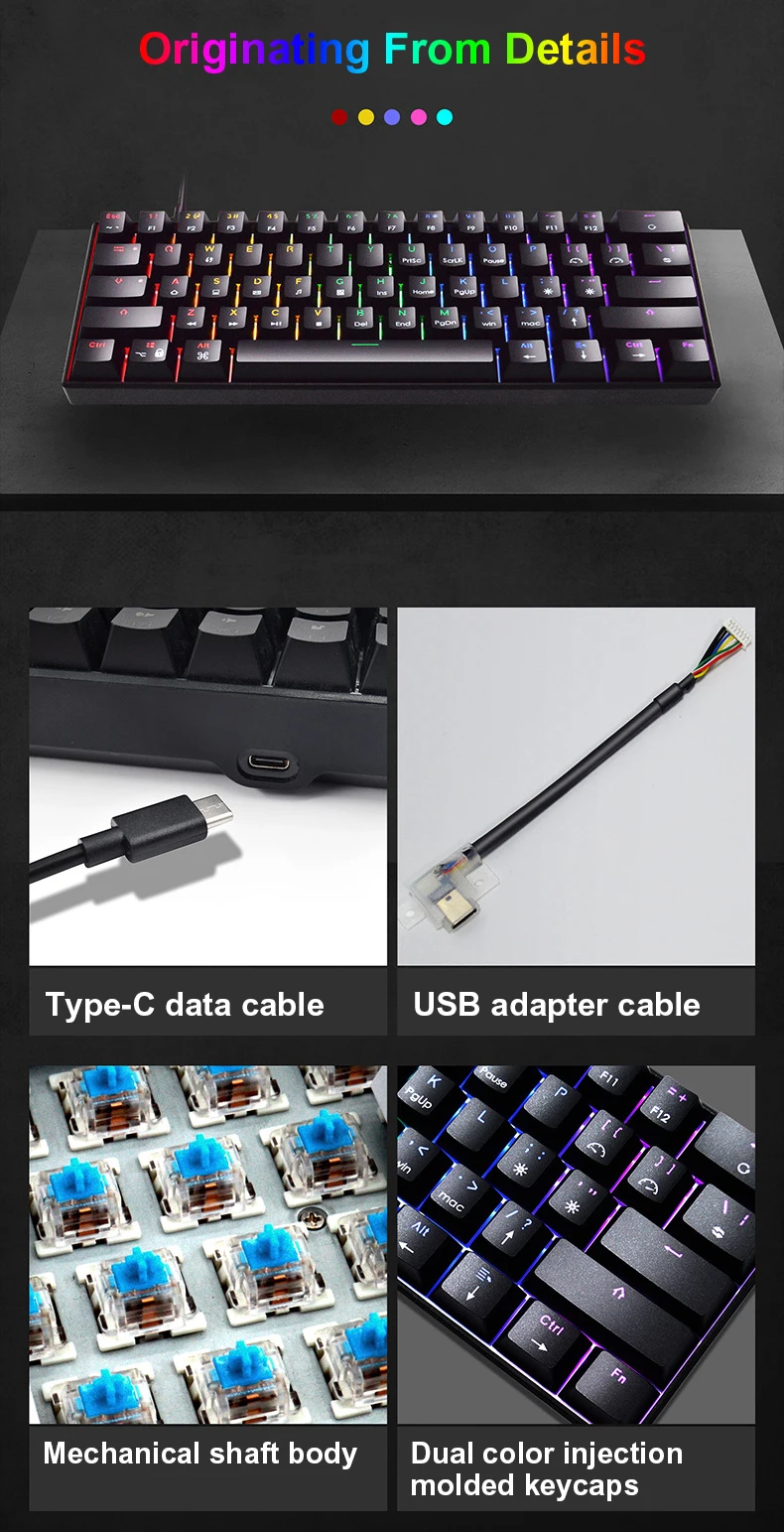 Bt Wireless Three Mode Hit Swap Tastatur German Deutsch Layout Rgb ...