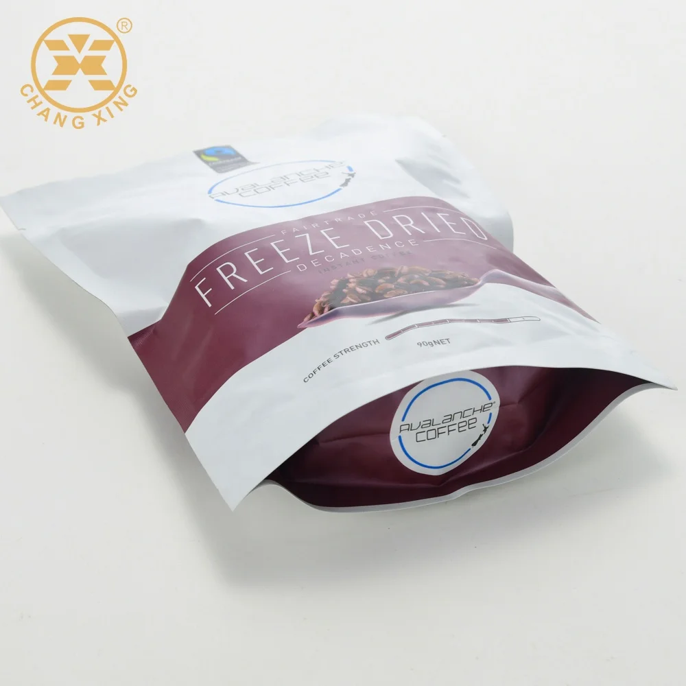 12oz 500g Air Tight Oem Spot Uv Resealable Ziplock Foil Stand Up Coffee ...